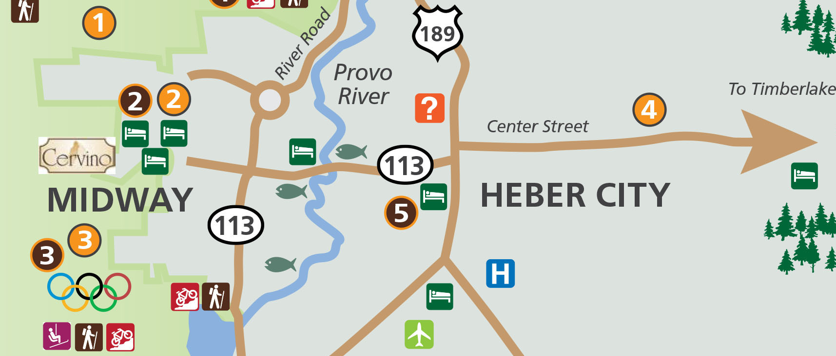 Map of Heber Valley - Heber Valley Guide